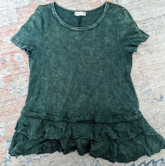 Altar'd State | Tops | Altard State Ruffle Bottom Top | Poshmark